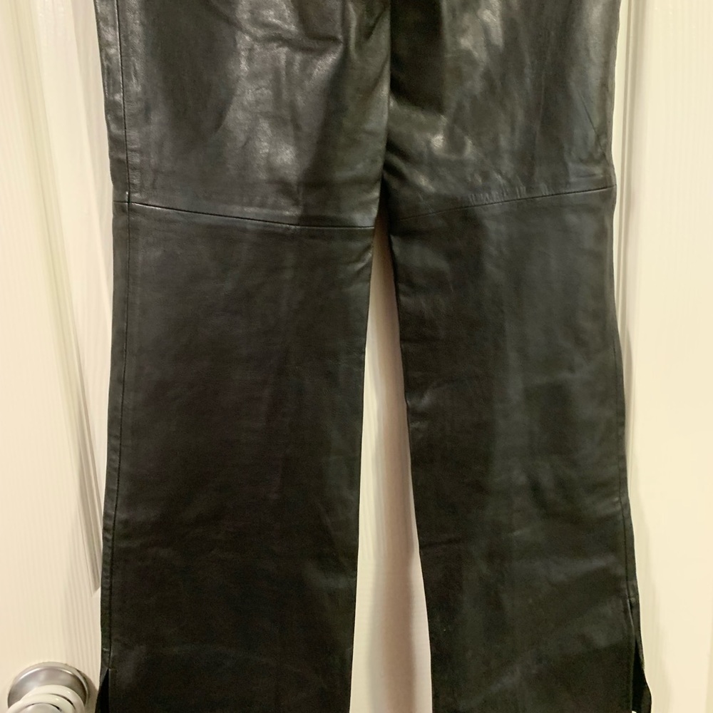 Cache Vintage Leather Pants Size:6 - Gem